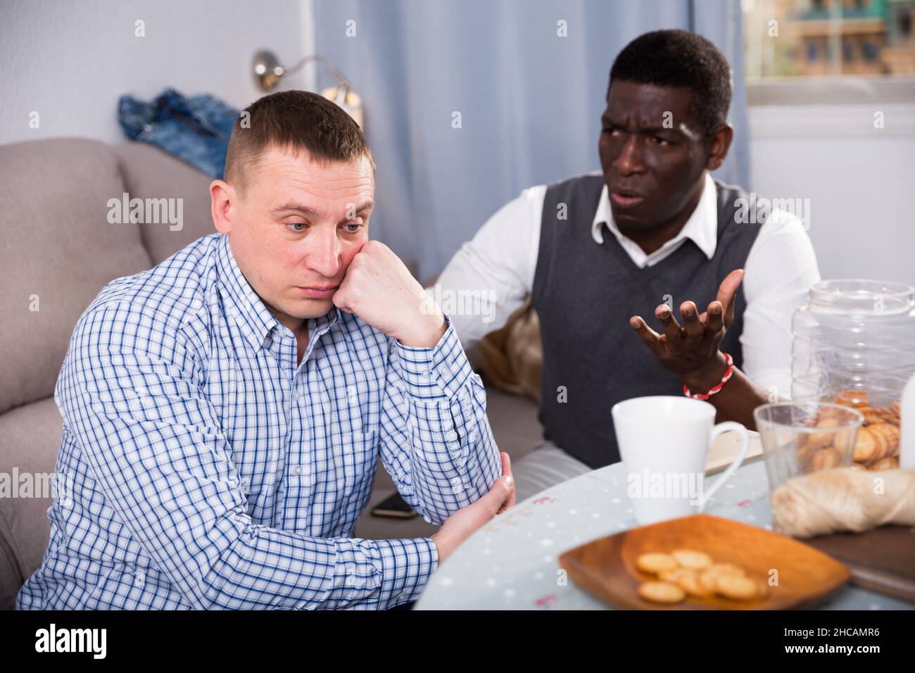 Reconcile friends hi-res stock photography and images - Alamy