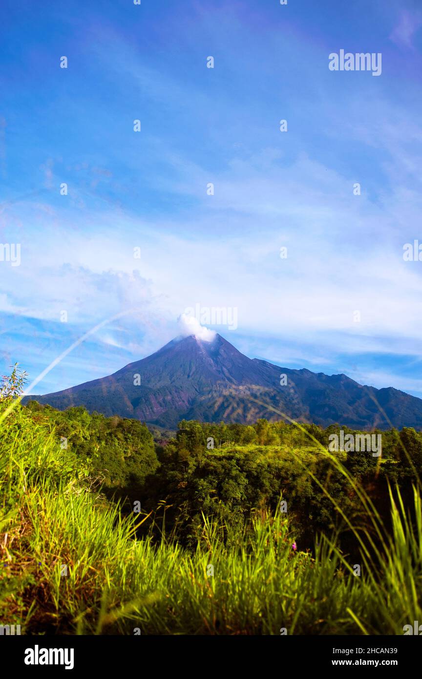 Active merapi volcano mountain hi-res stock photography and images - Alamy