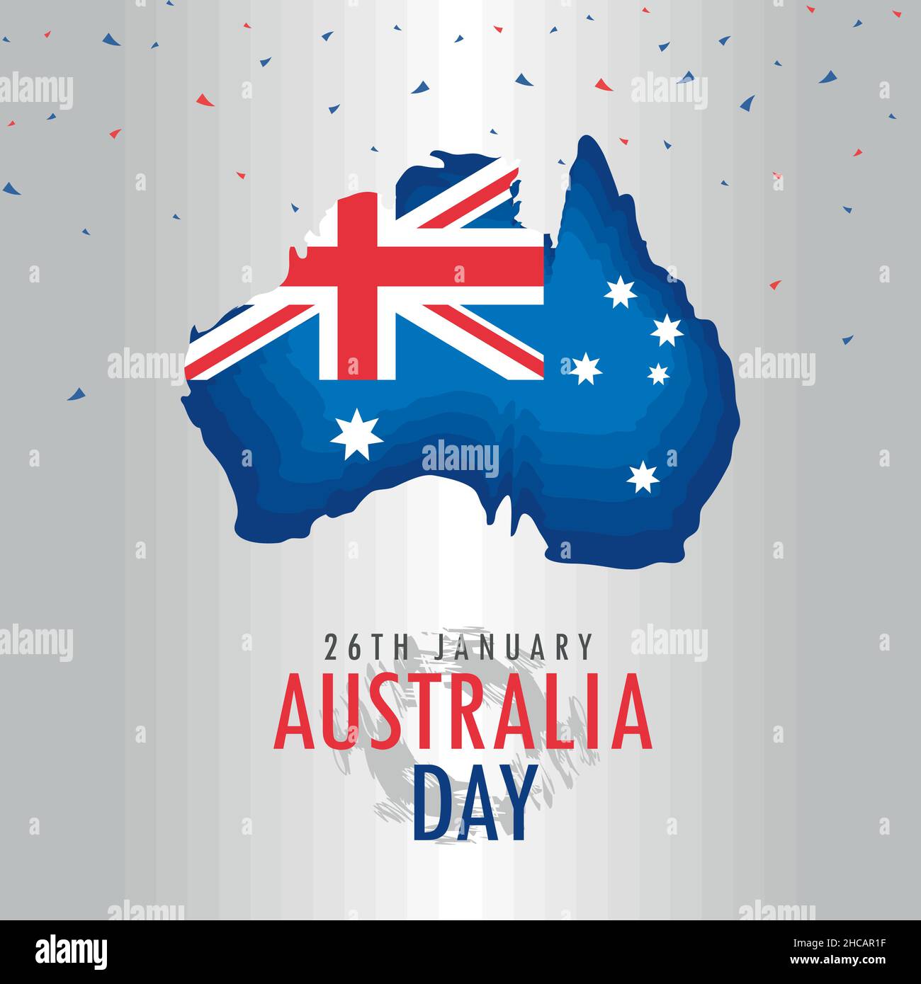 26th january australia day card Stock Vector Image & Art - Alamy