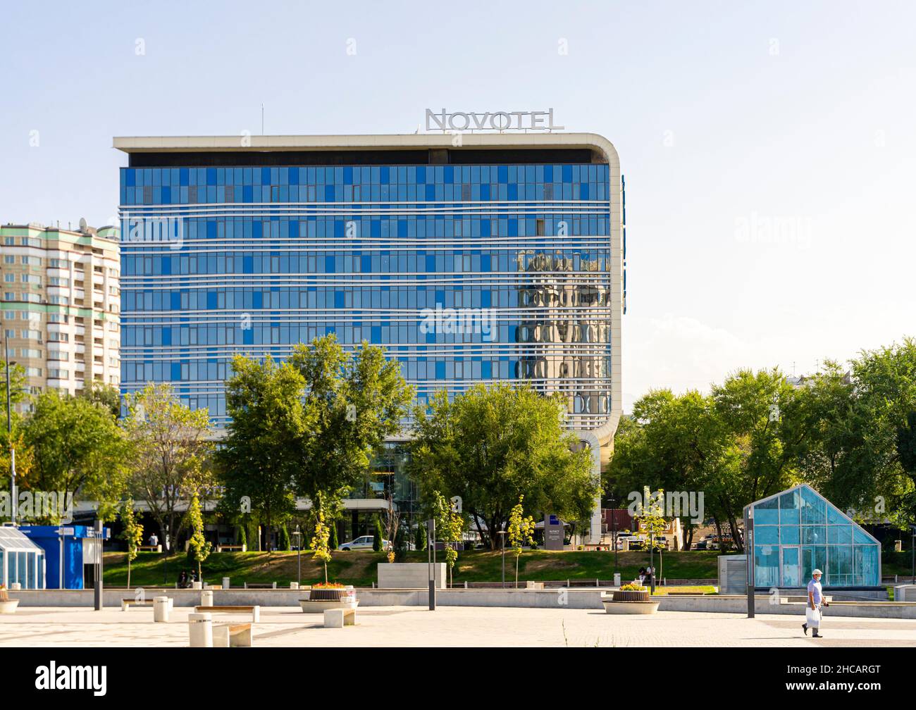 Novotel hotel building, Dostyk Ave 104 A, Almaty, Kazakhstan, Central ...