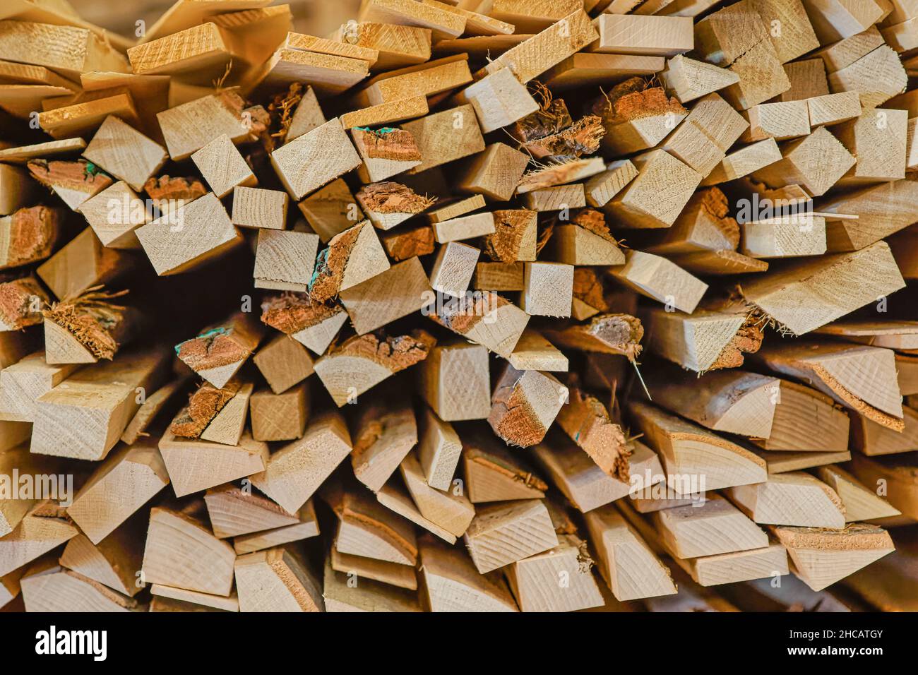 Closeup view stacked firewood hi-res stock photography and images - Alamy