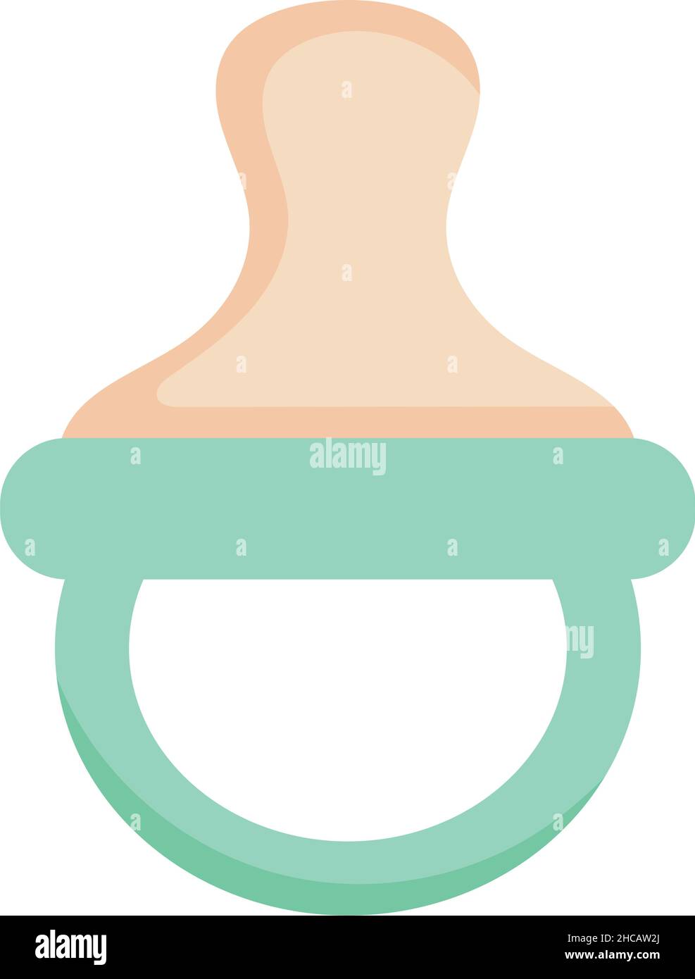 baby pacifier icon on white background Stock Vector Image & Art - Alamy