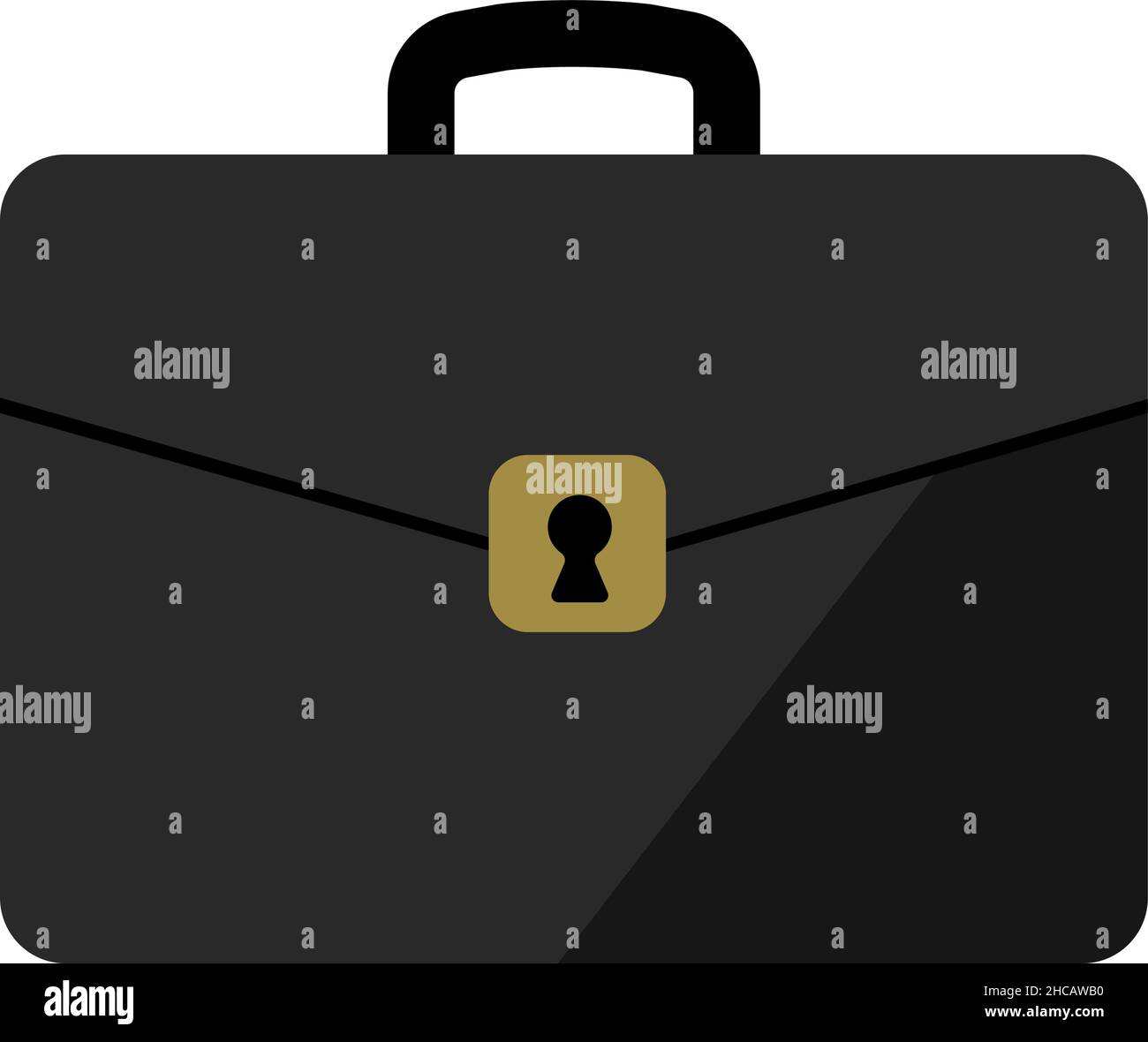 Briefcase, business bag vector icon illustration Stock Vector Image & Art - Alamy