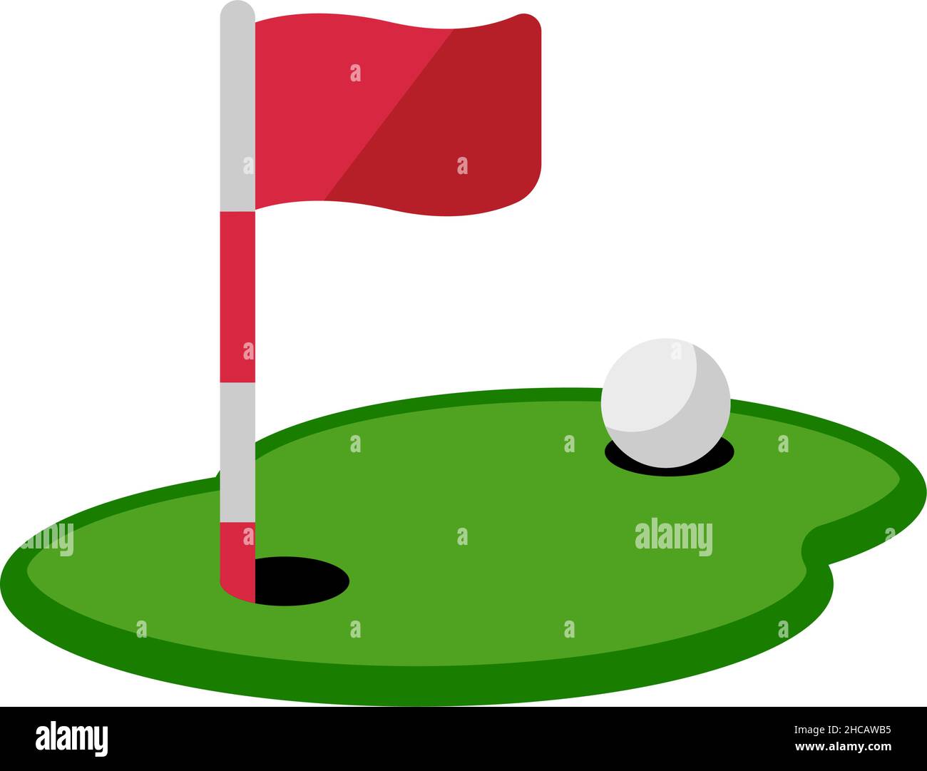 Golf course vector icon illustration Stock Vector Image & Art - Alamy