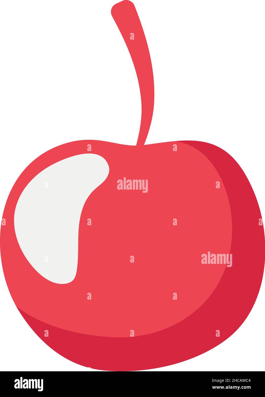 cherry icon on white background Stock Vector Image & Art - Alamy