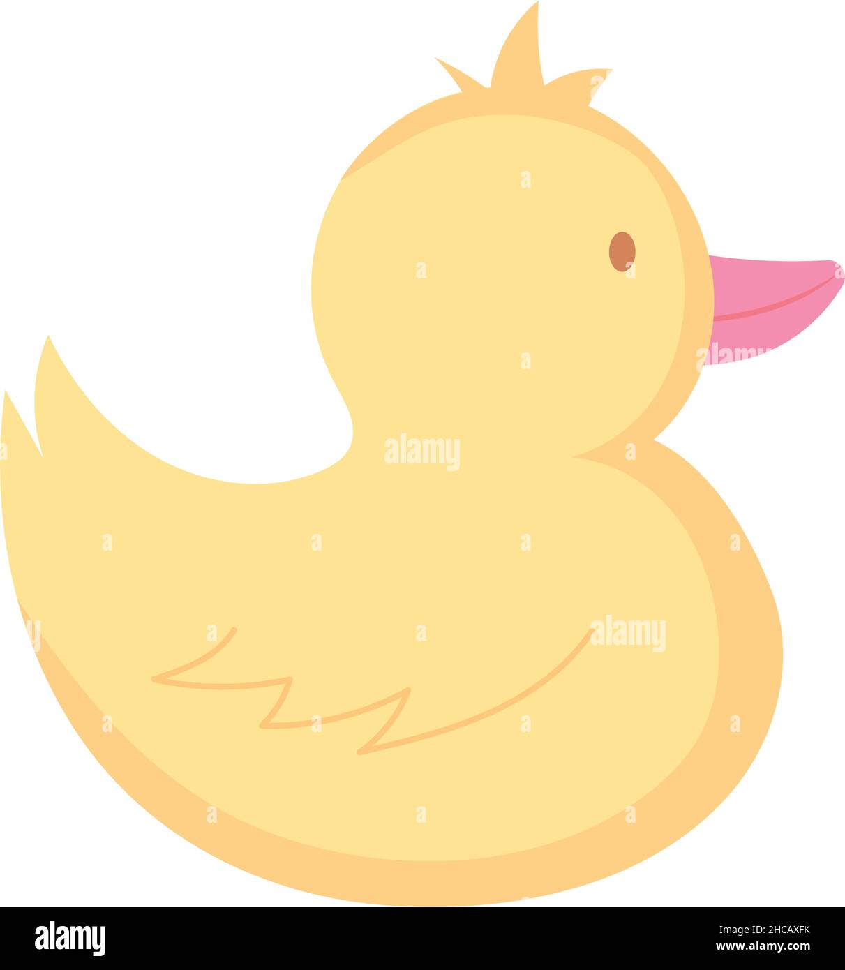 cute duck icon on white background Stock Vector Image & Art - Alamy