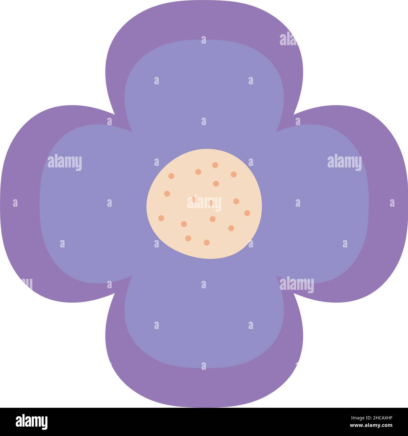 purple flower icon on white background Stock Vector Image & Art - Alamy