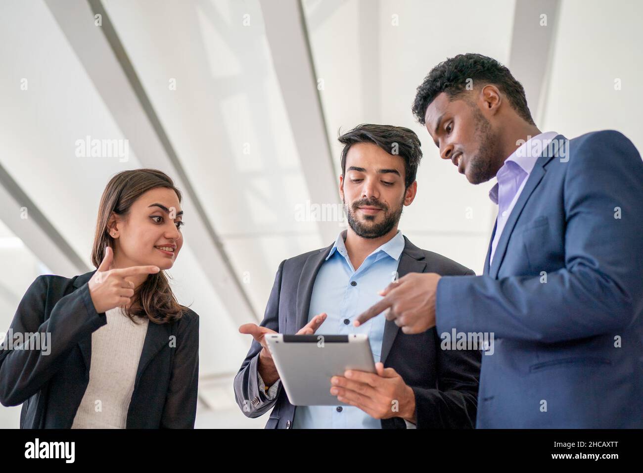 business group meeting Discussion strategy, concept, work Stock Photo ...