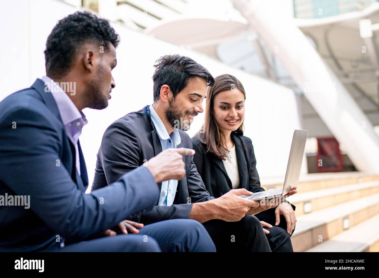 business group meeting Discussion strategy, concept, work Stock Photo ...