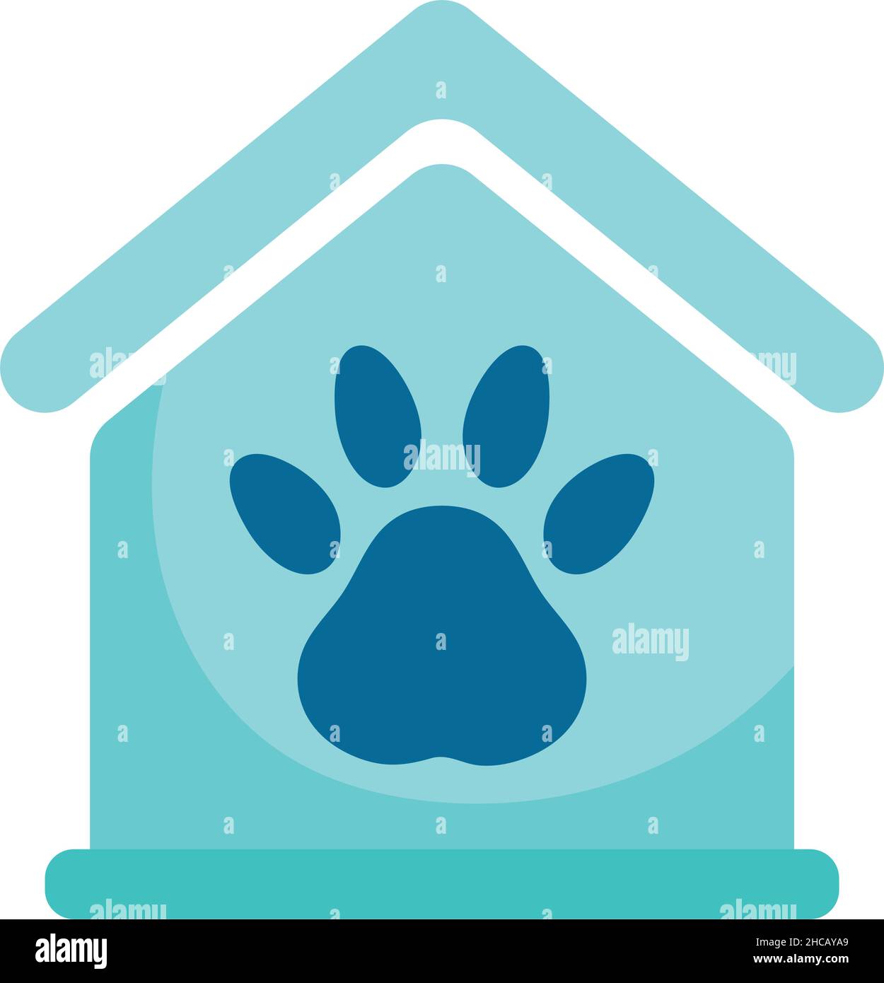 Wooden house facade icon Stock Vector Images - Alamy