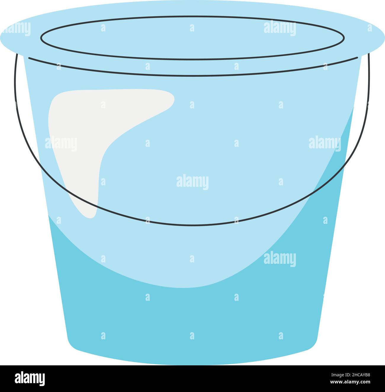 cleaning bucket icon on white background Stock Vector Image & Art - Alamy