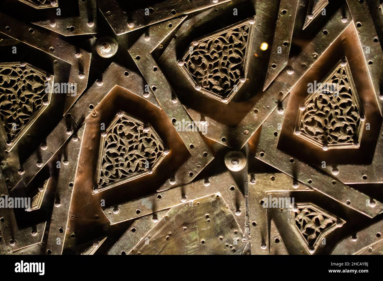 Ottoman Turkish art with geometric patterns in view Stock Photo - Alamy