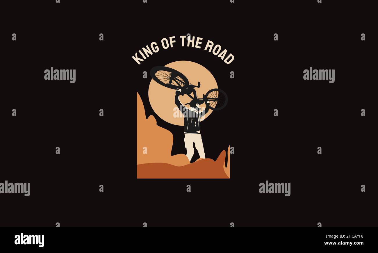 Rider road king Stock Vector Images - Alamy