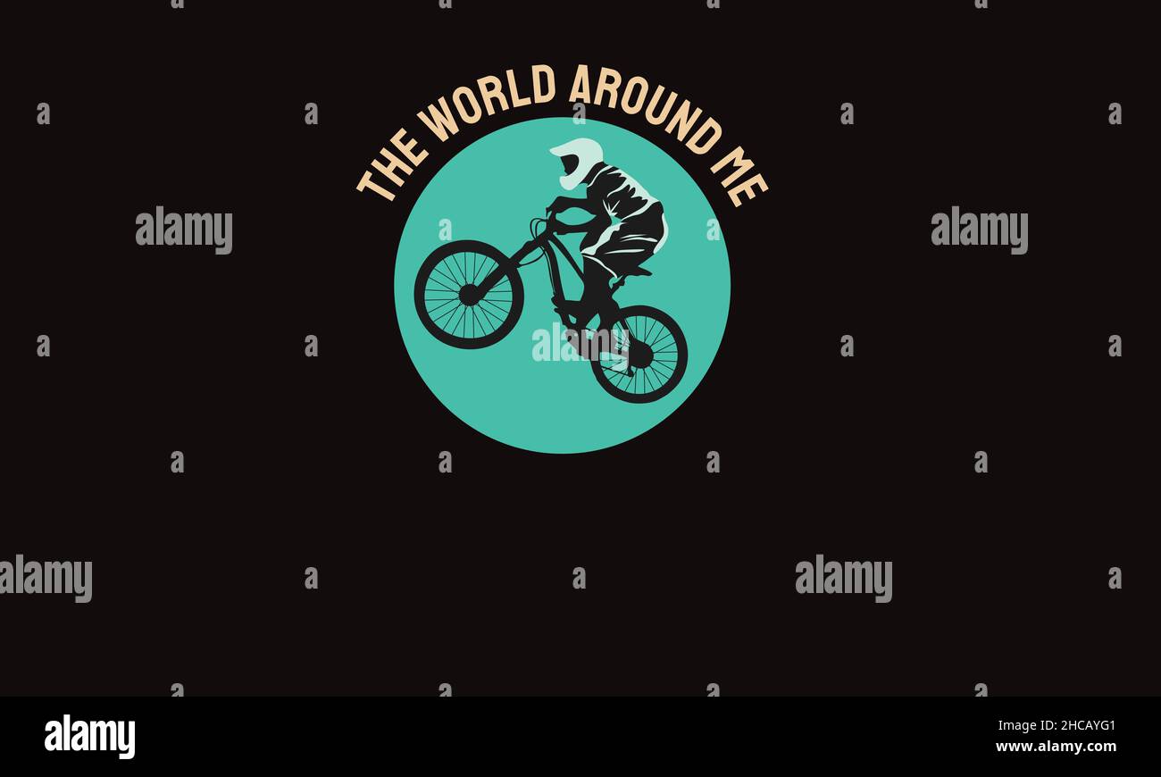 Round the world cycle ride Stock Vector Images - Alamy
