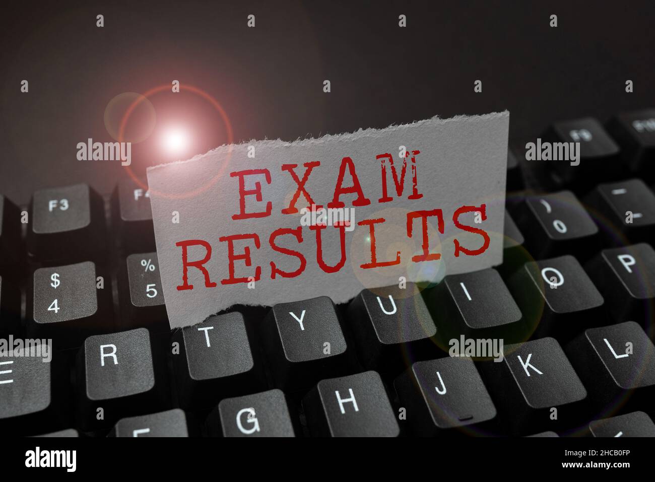 Hand writing sign Exam Results. Business approach An outcome of a ...