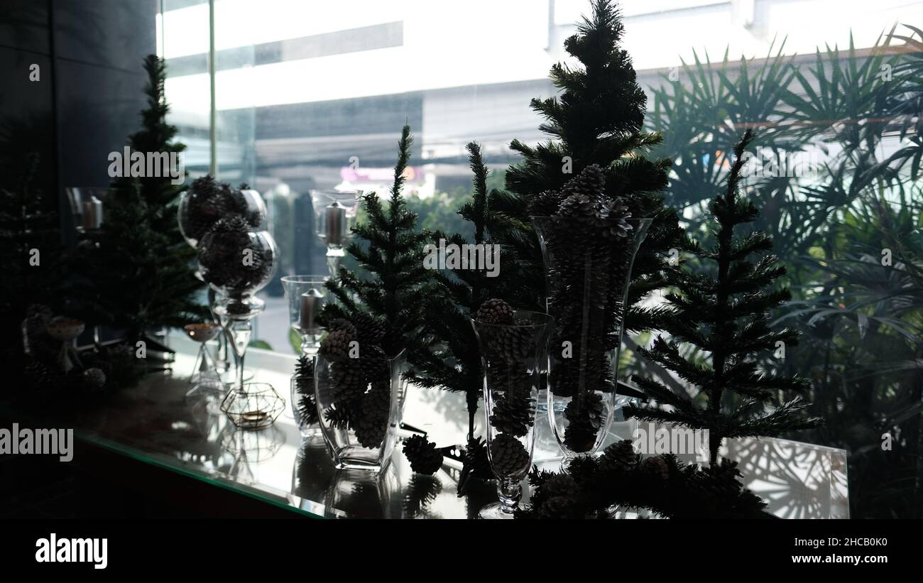 Christmas Tree Decorations JW Marriott Hotel Bangkok Thailand Stock ...