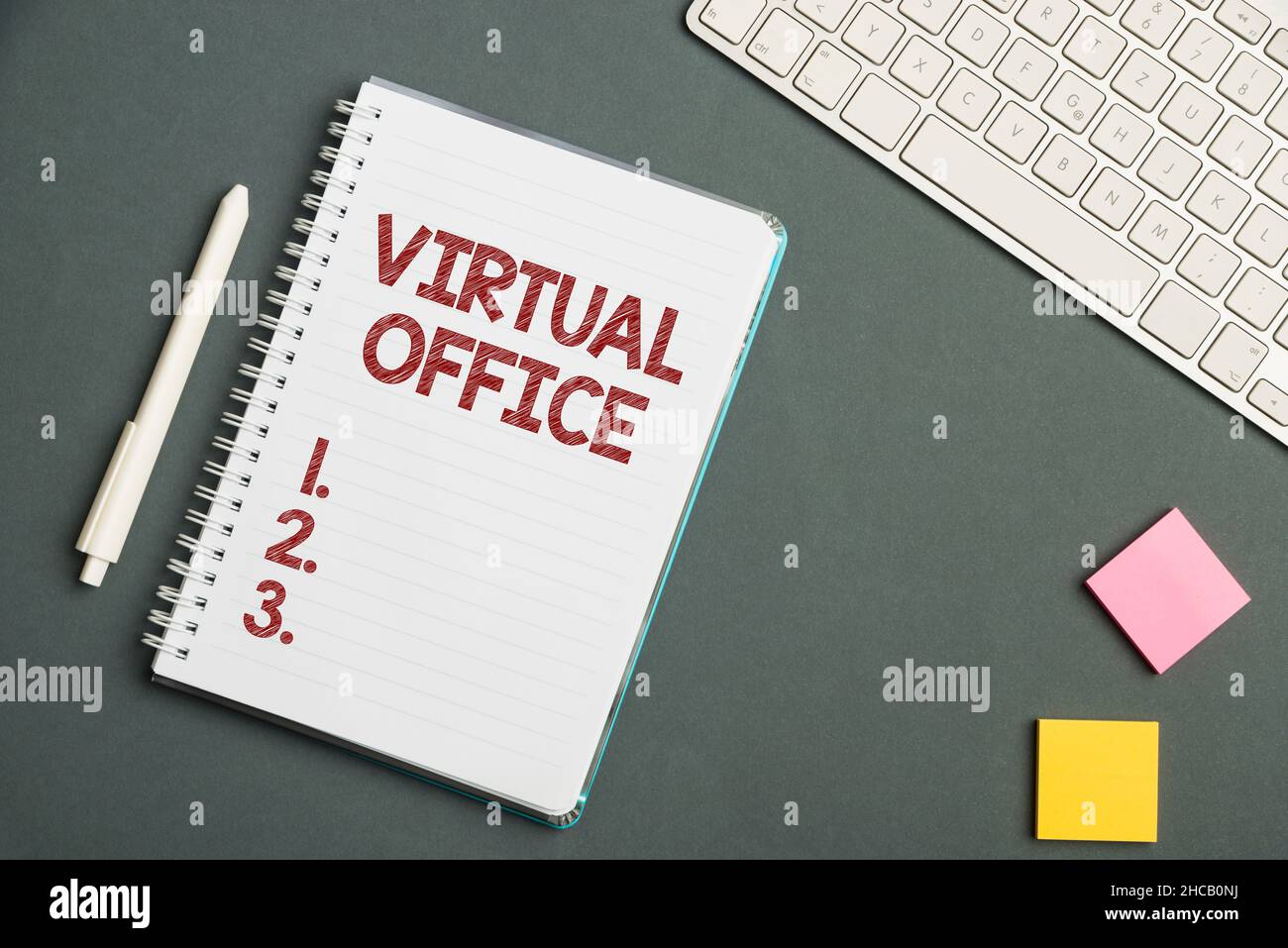 Sign displaying Virtual Office. Business approach operational domain of ...