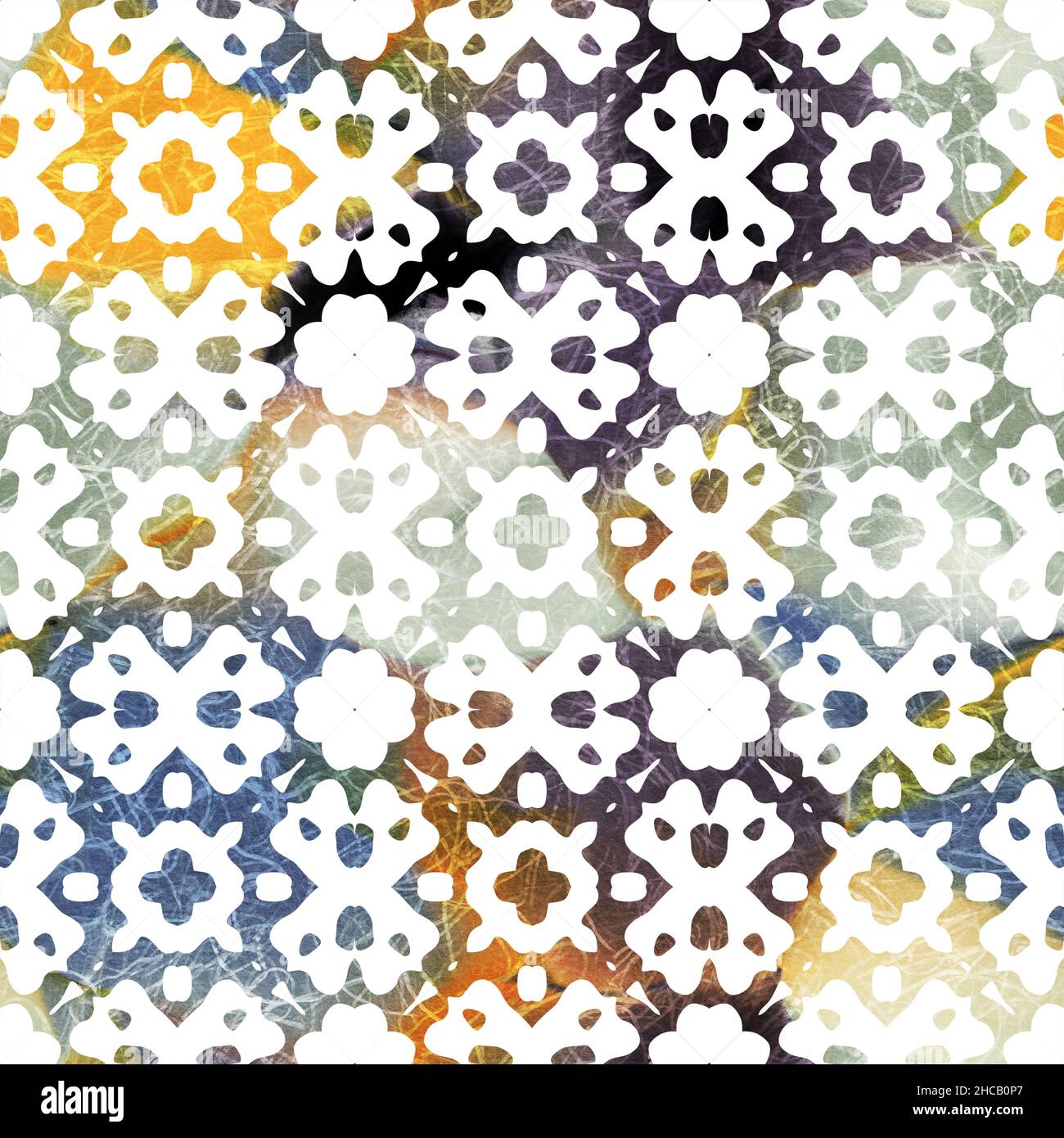 Seamless white on color interior wall tile style surface pattern design ...