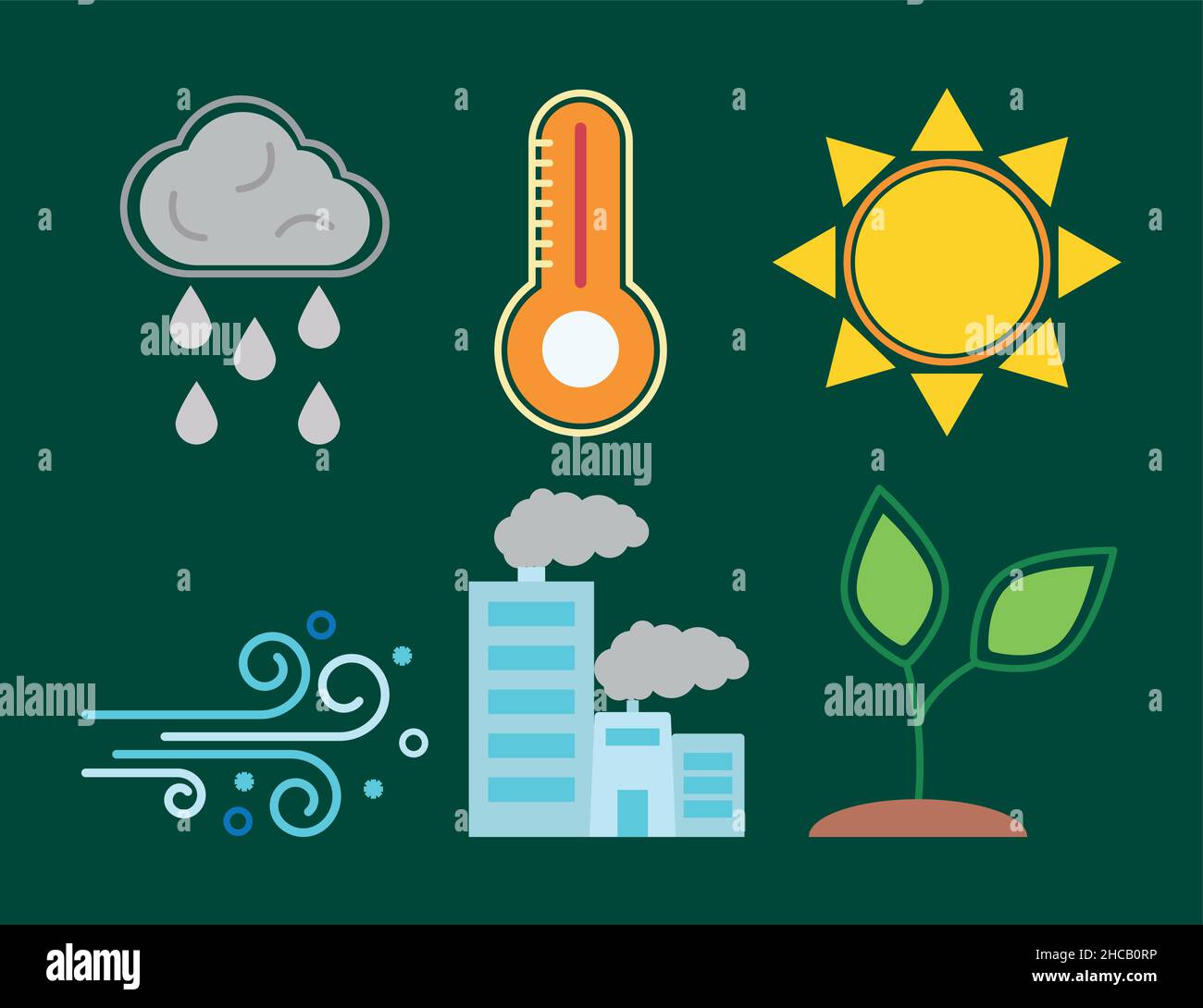 weather and nature icon set Stock Vector Image & Art - Alamy