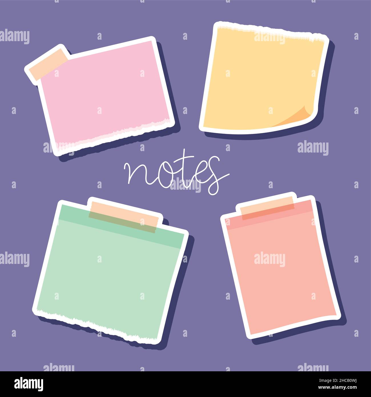 Purple paper torn on Stock Vector Images - Alamy