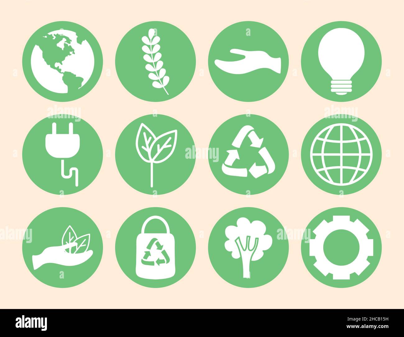 eco friendly icon collection design Stock Vector Image & Art - Alamy
