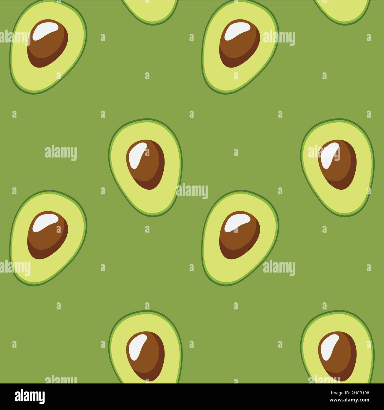colorful half avocados background design Stock Vector Image & Art - Alamy