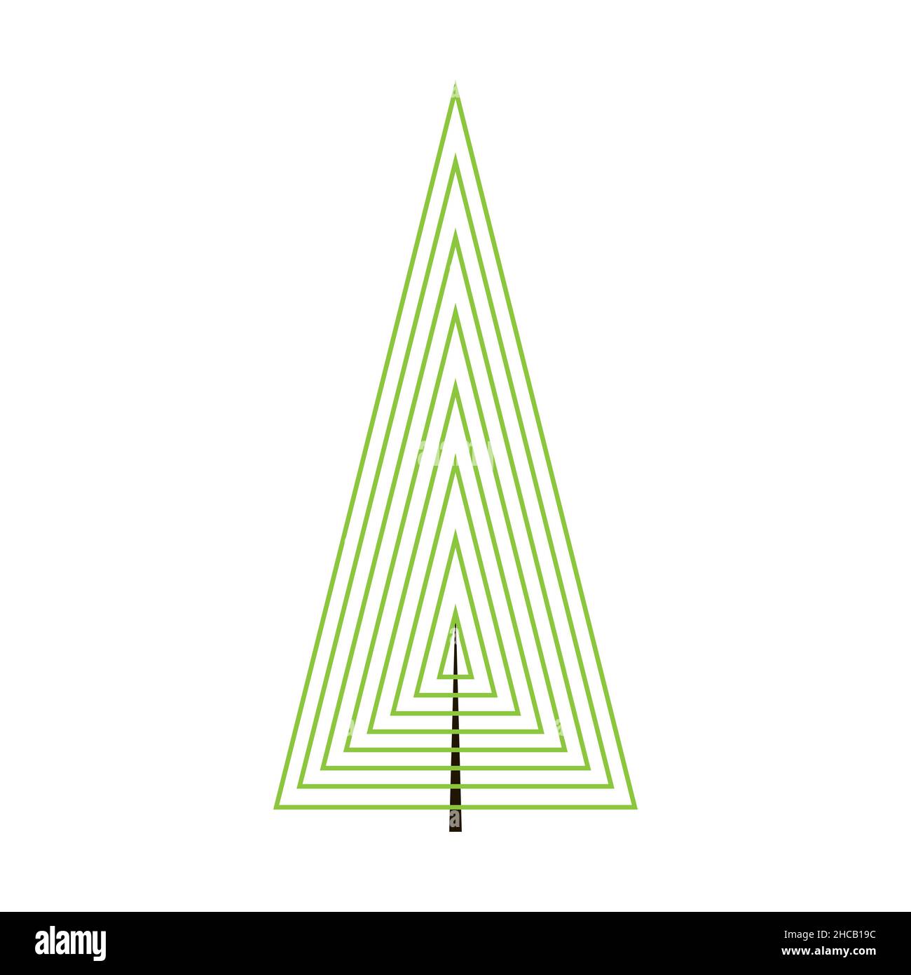 Parallel forest Stock Vector Images - Alamy