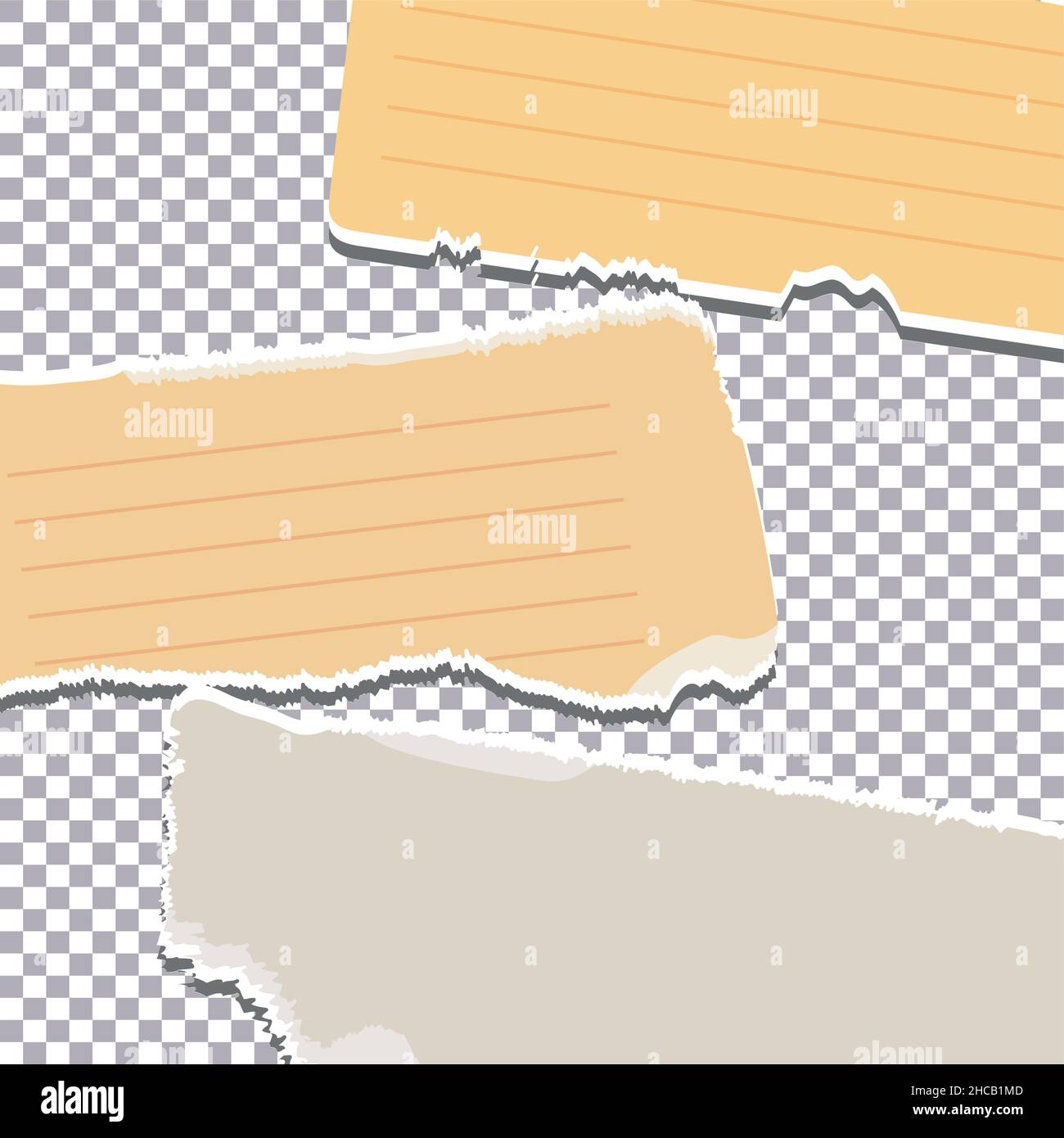 colorful torn paper notes design Stock Vector Image & Art - Alamy