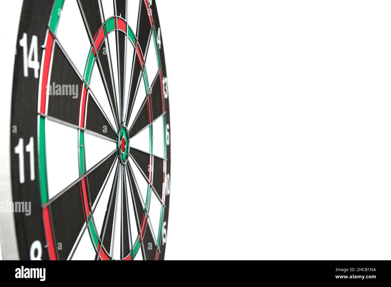 Dartboard on a white background side view Stock Photo - Alamy