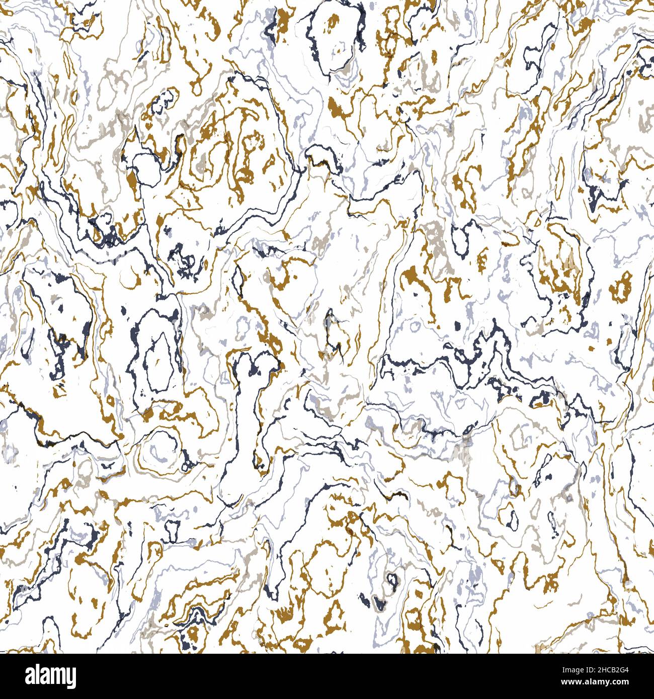 White tonal marbled seamless texture. Irregular pale ink blotch paint ...