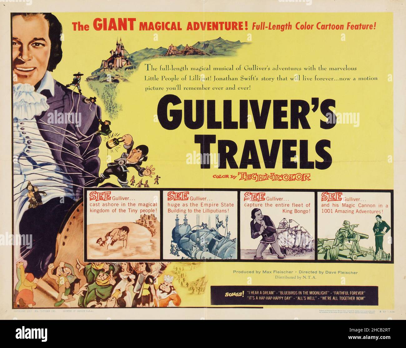 GULLIVER'S TRAVELS (1939), directed by DAVE FLEISCHER. Credit ...