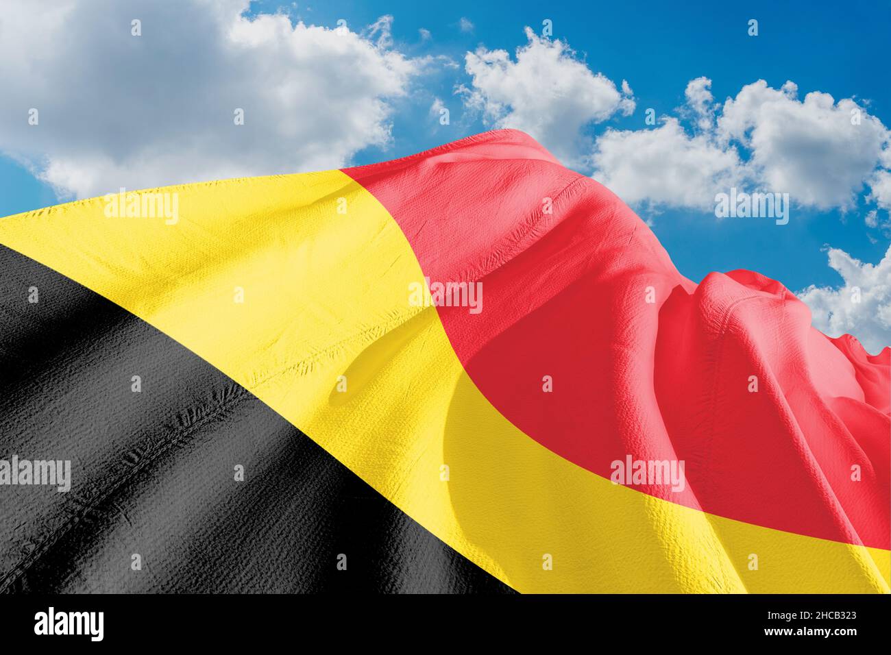The flag of Belgium is a tricolour consisting of three equal vertical ...