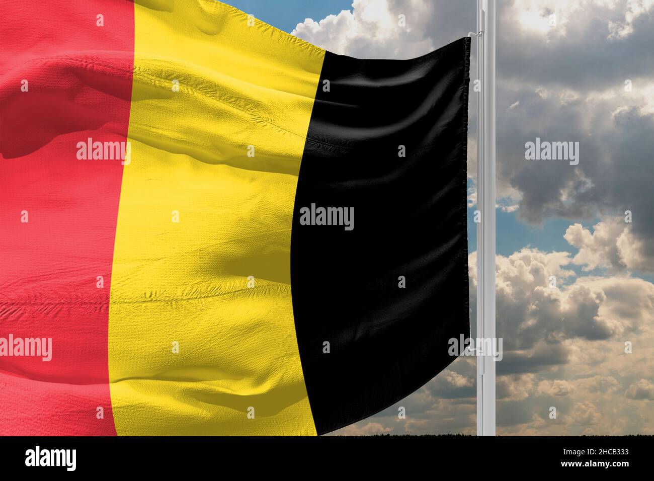 The flag of Belgium is a tricolour consisting of three equal vertical ...