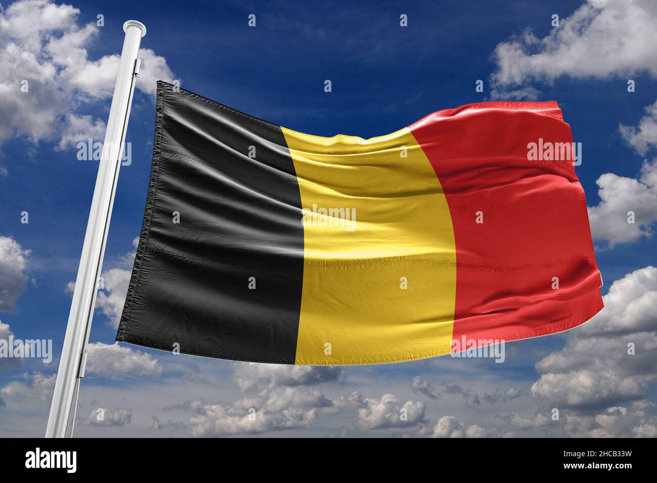 The flag of Belgium is a tricolour consisting of three equal vertical ...