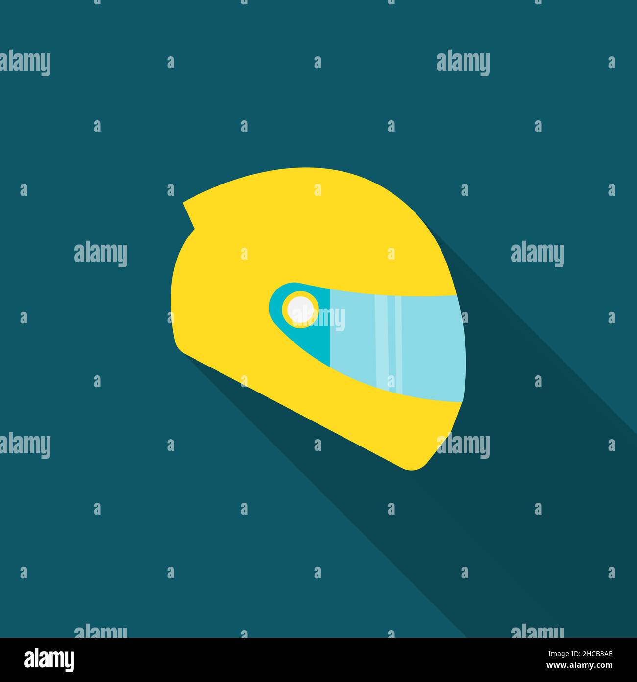 Racing helmets vector icon, flat design, long shadow Stock Vector Image ...