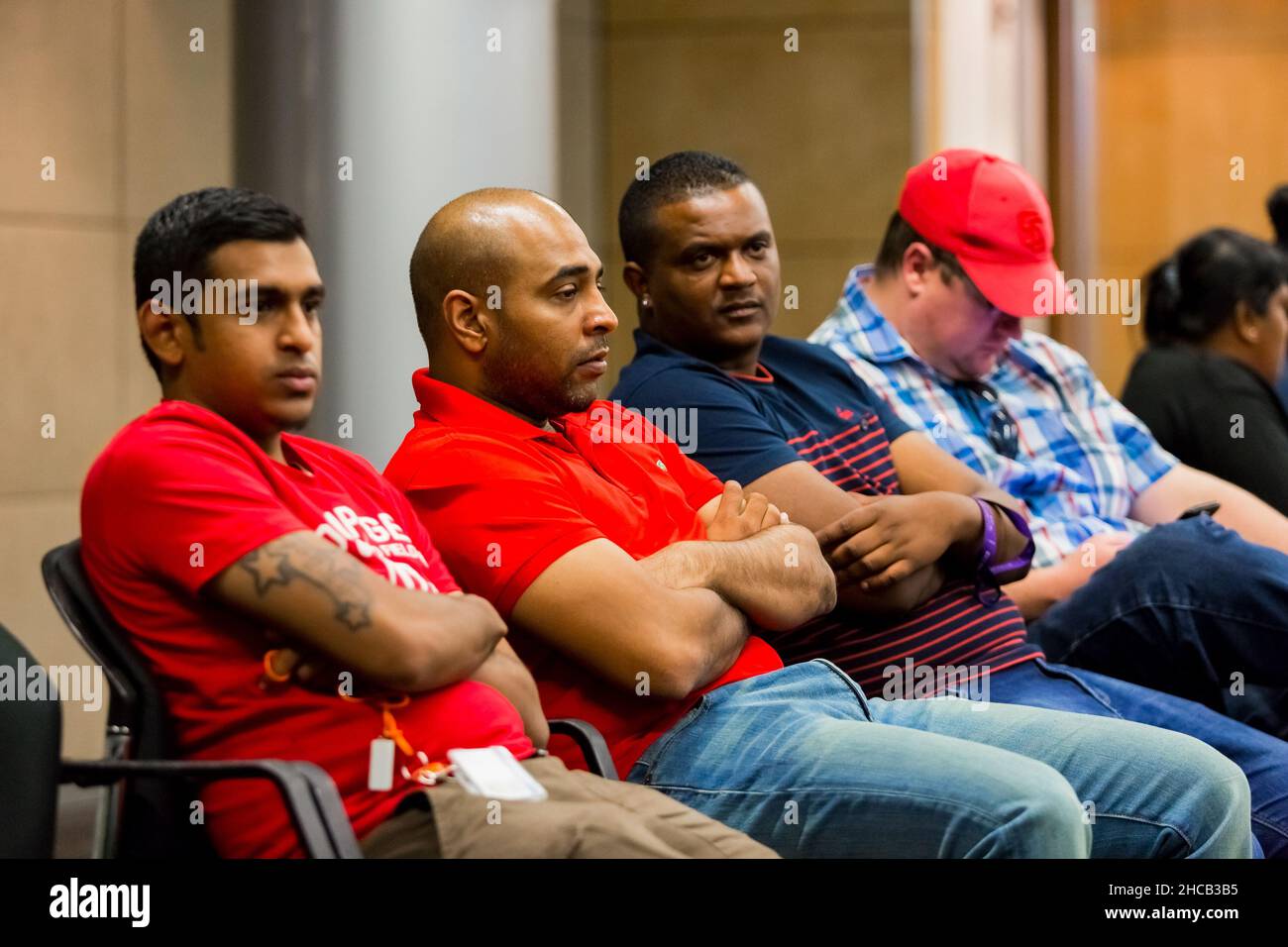 Johannesburg, South Africa - February 23, 2018: Diverse adult students ...