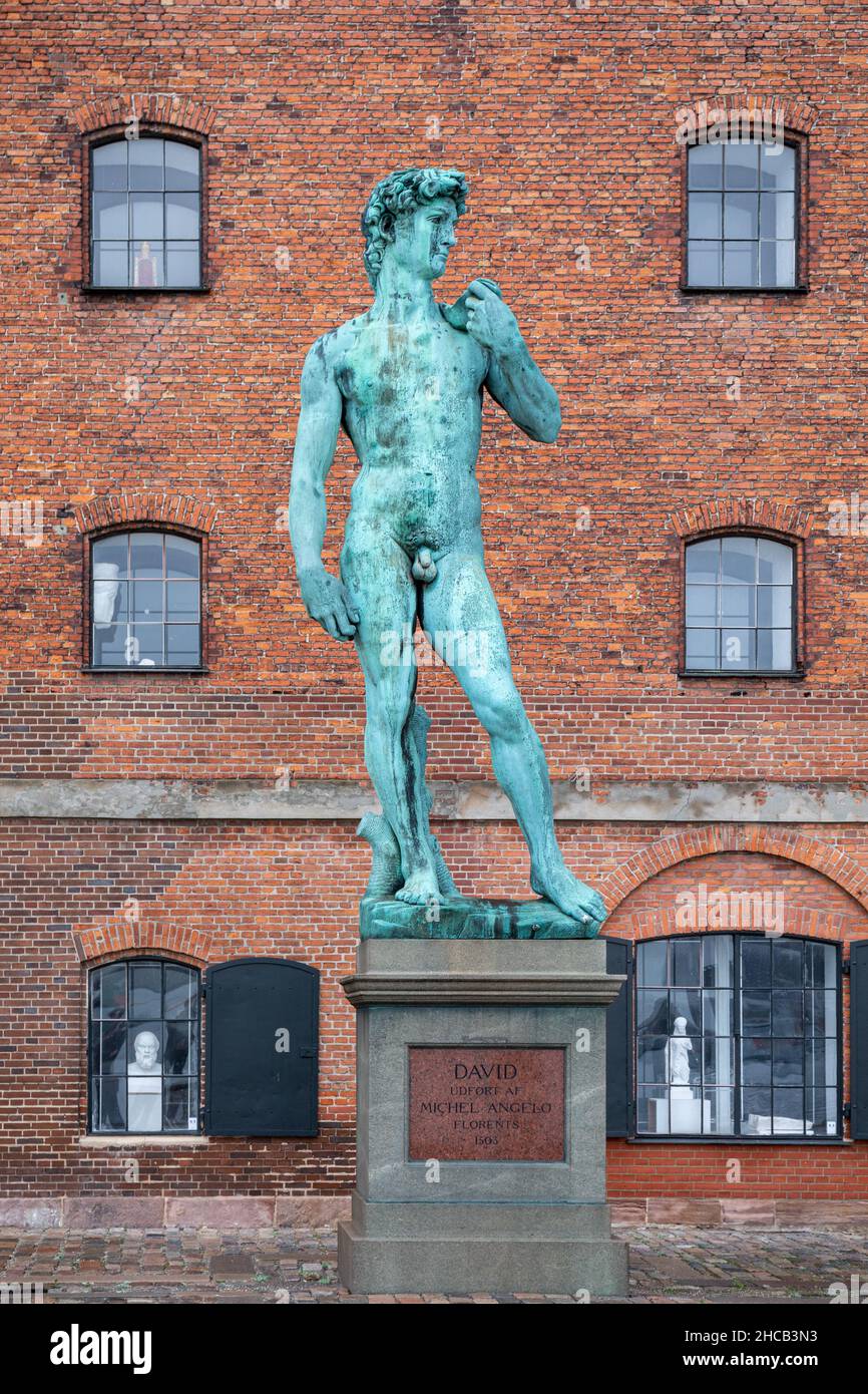 David statue replica in front of the Royal Casting Collection in ...