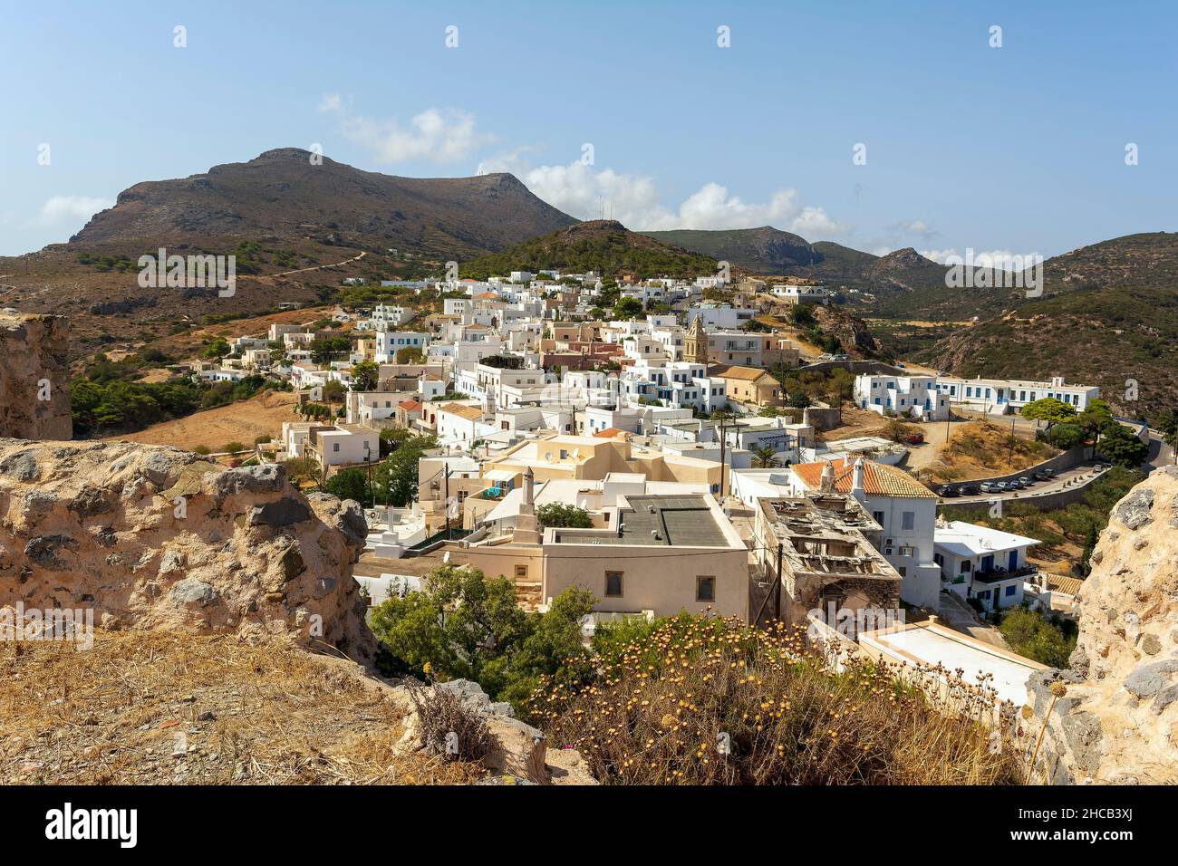Panoramic view chora town hi-res stock photography and images - Alamy