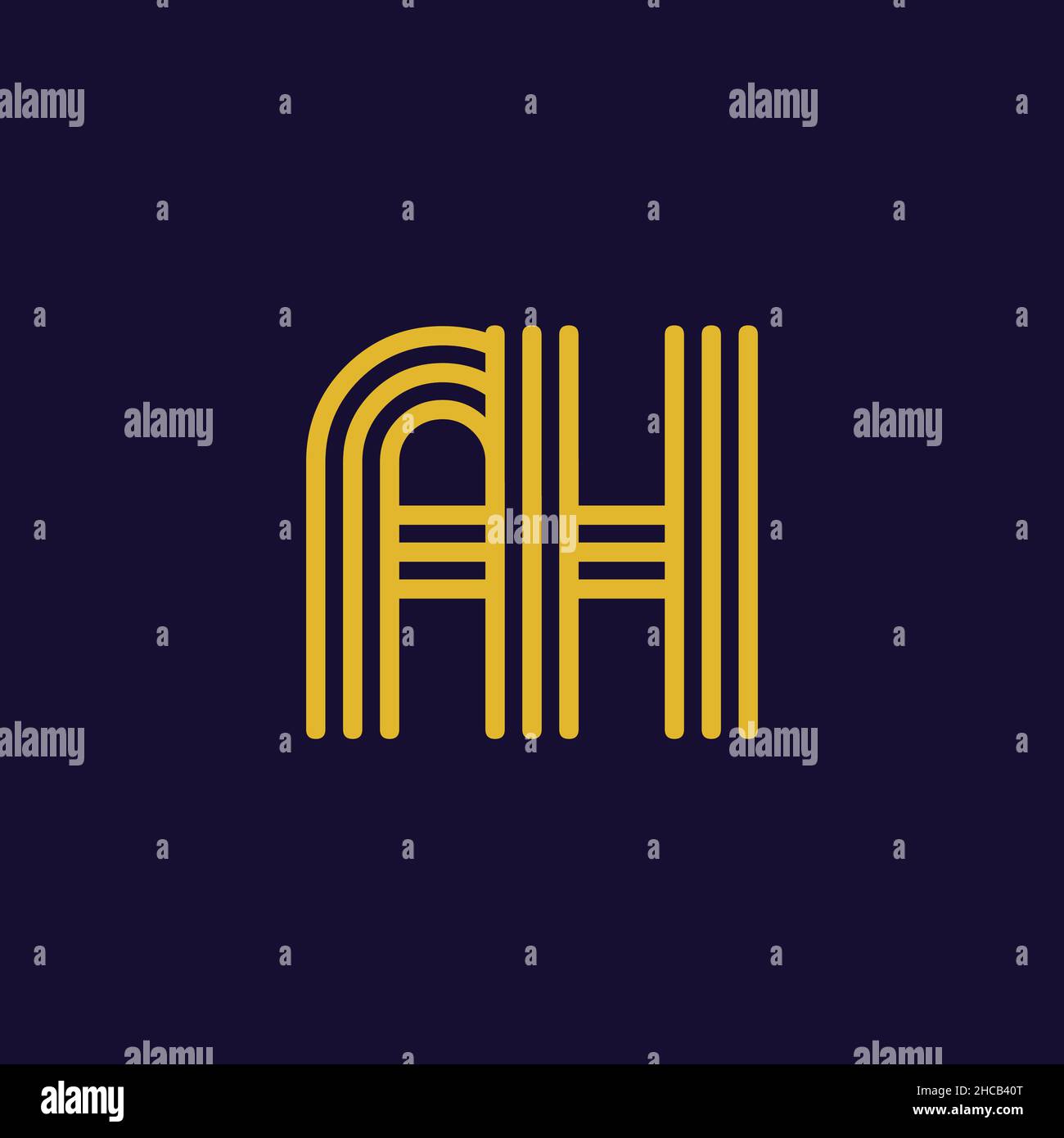 Letter AH alphabet Logo sign symbol. Modern vector logo design for the ... Letter AH alphabet Logo sign symbol. Modern vector logo design for the ...