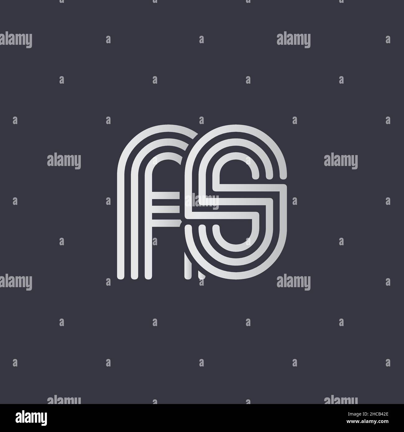 Letter AS alphabet Logo sign symbol. Modern vector logo design for the ...