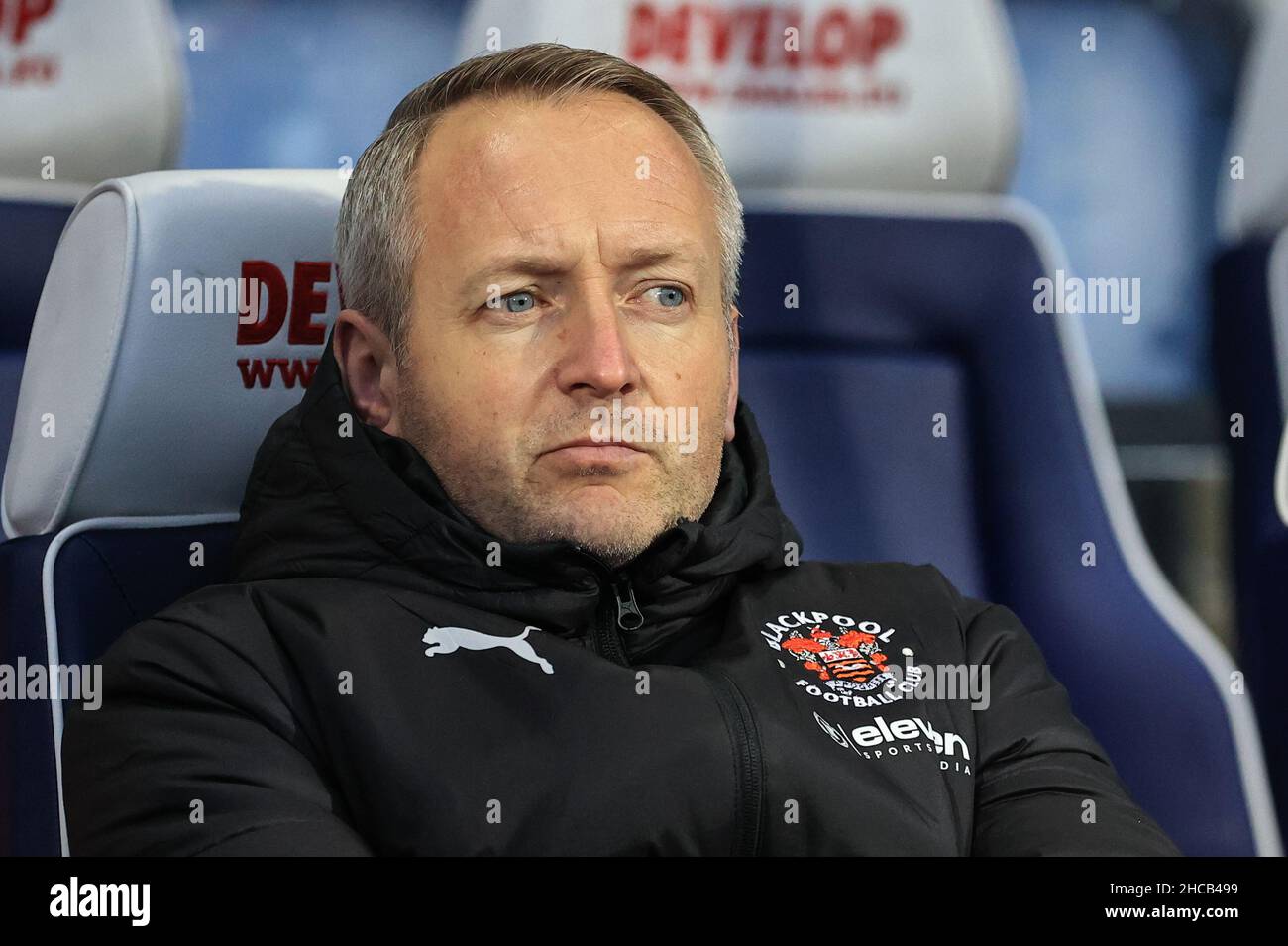 Neil Critchley head Coach of Blackpool Stock Photo - Alamy