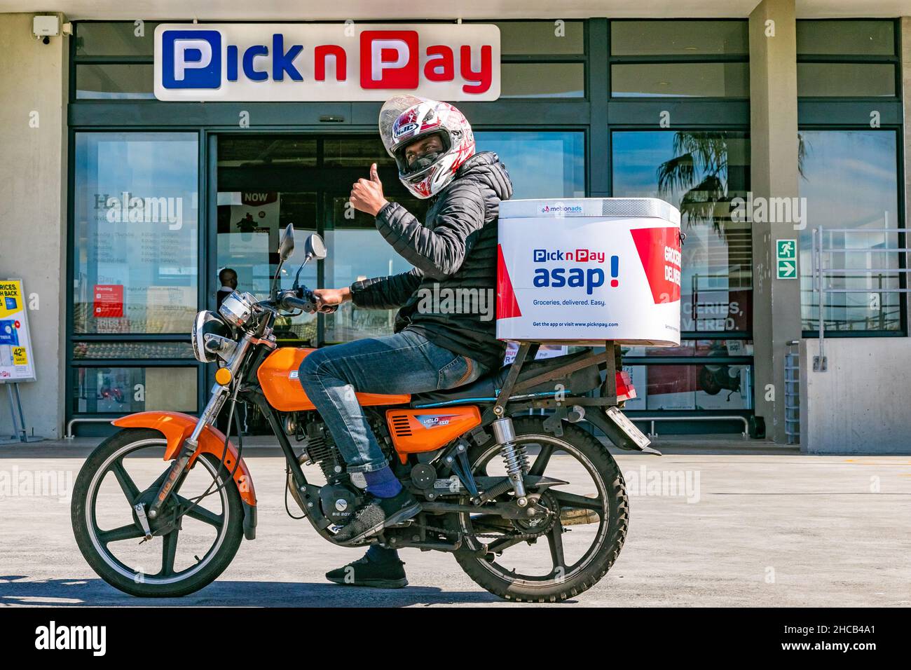 Cape Town, South Africa - September 9, 2021: Express Service delivery ...