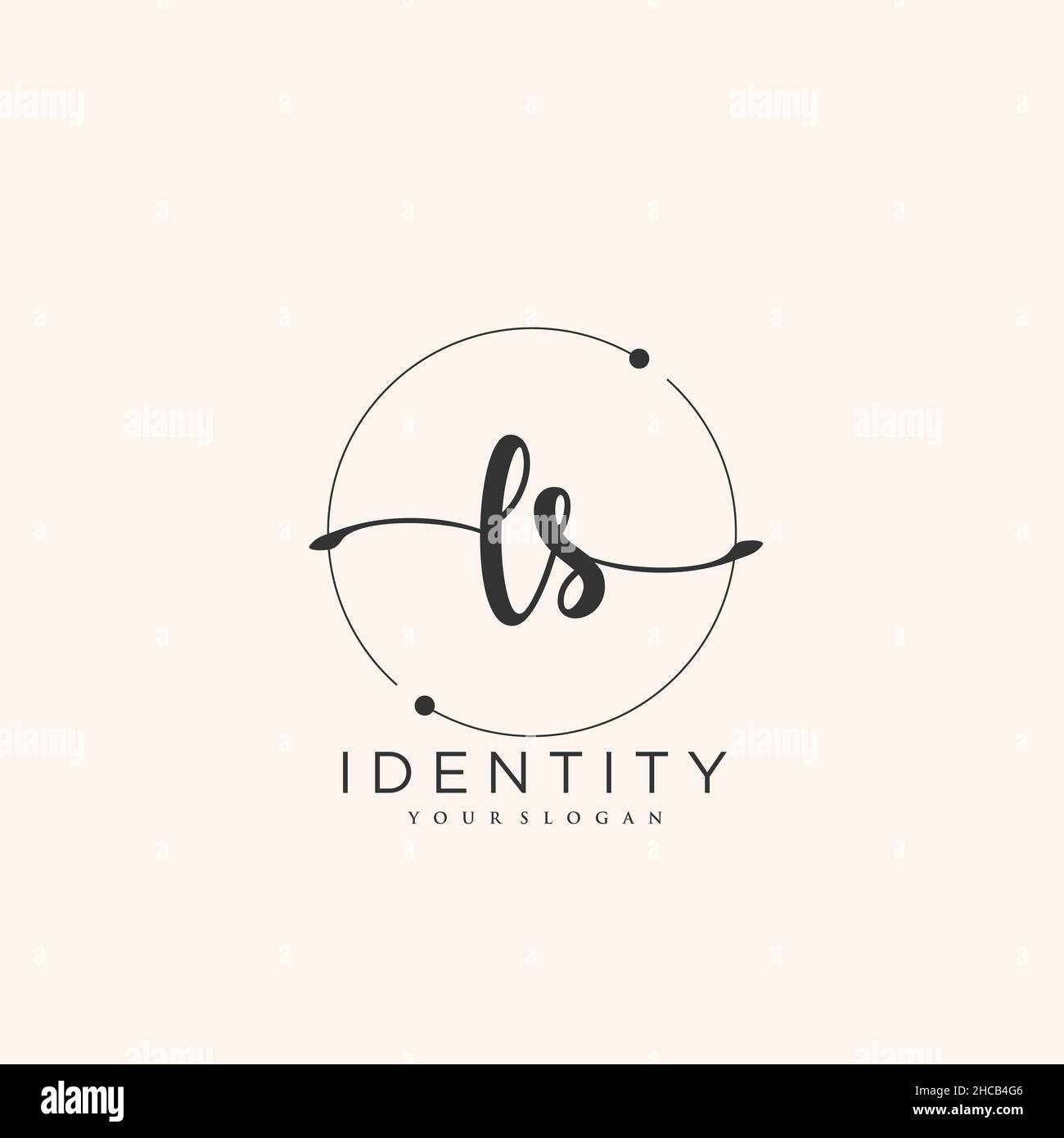 LS Handwriting logo vector art of initial signature, wedding, fashion, jewerly, boutique, floral ...