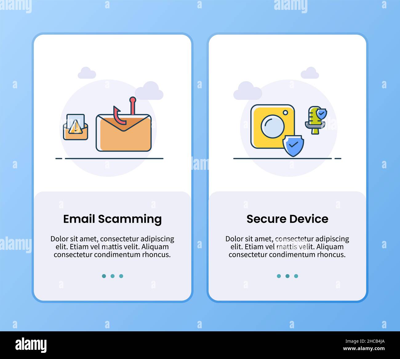 internet security email scamming and secure device onboarding template ...