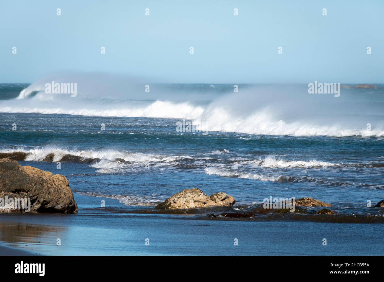 Wind blown wave hi-res stock photography and images - Alamy