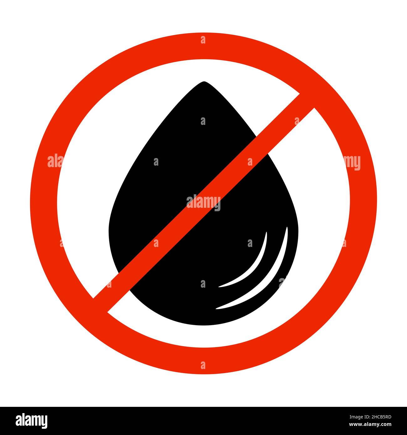 No liquids sign Cut Out Stock Images & Pictures - Alamy