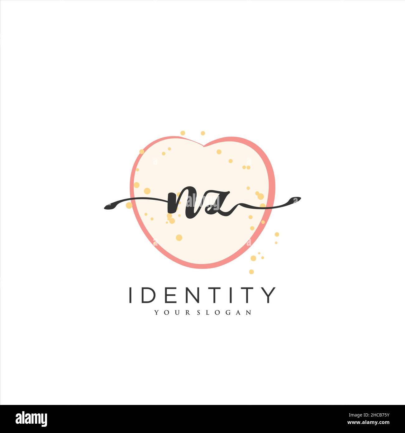NZ Handwriting logo vector art of initial signature, wedding, fashion ...