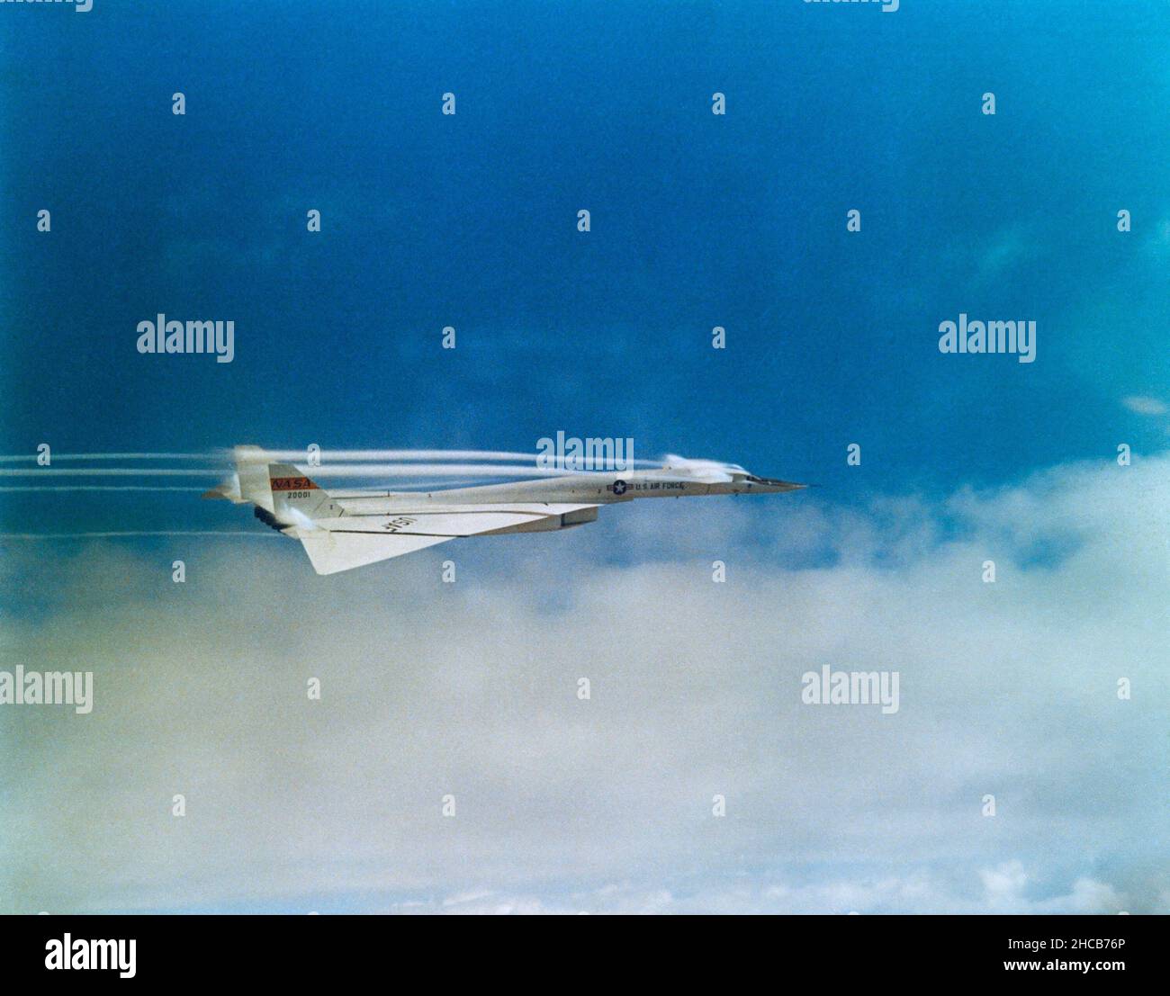 The North American Aviation XB-70 triple-sonic bomber prototype ...