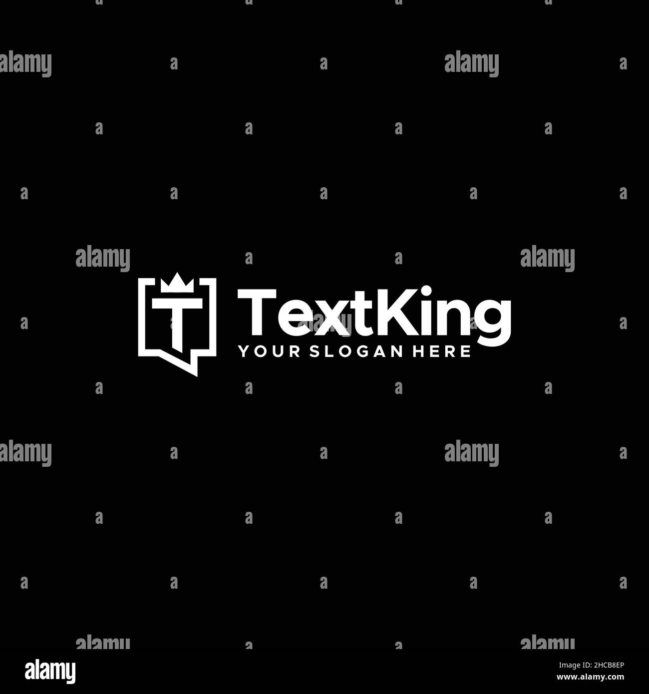Flat Letter Mark Initial Text King logo design Stock Vector Image & Art ... Flat Letter Mark Initial Text King logo design Stock Vector Image & Art ...