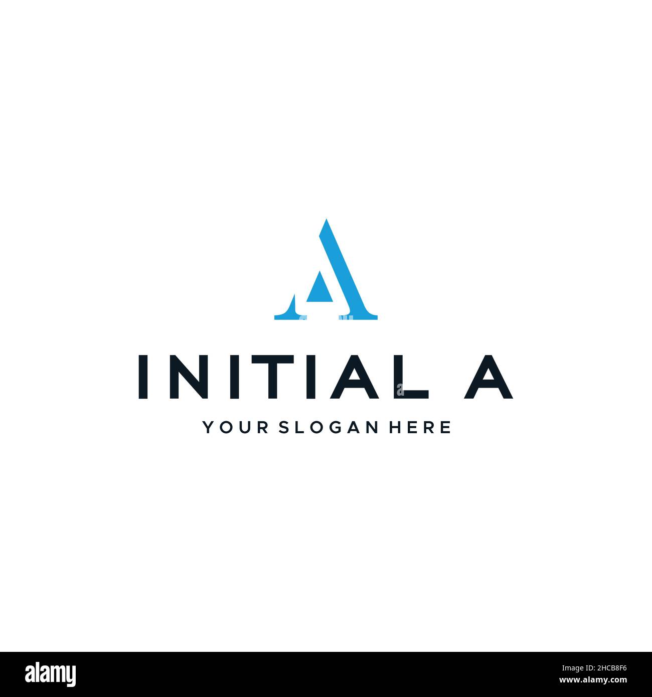 Flat Letter Mark INITIAL A Lettering logo design Stock Vector Image ... Flat Letter Mark INITIAL A Lettering logo design Stock Vector Image ...
